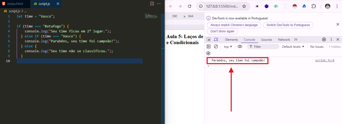 Aula 5: Laços de repetição e Condicionais em JavaScript - Guilherme ...