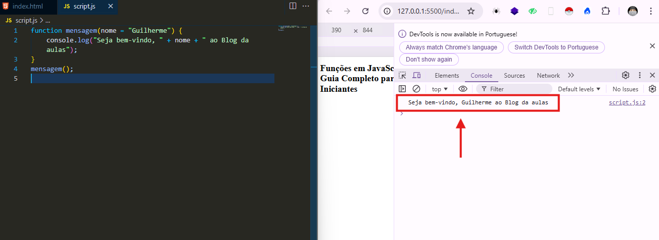 Aula 6: Funções em JavaScript: Guia Completo para Iniciantes ...