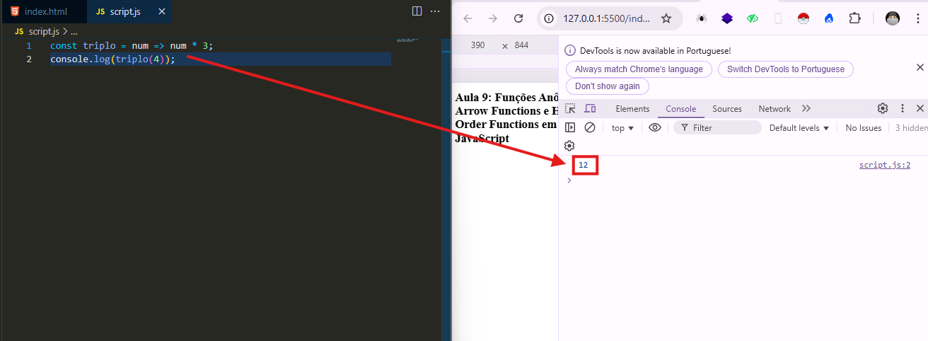 Aula 9: Funções Anônimas, Arrow Functions e Higher-Order Functions em ...
