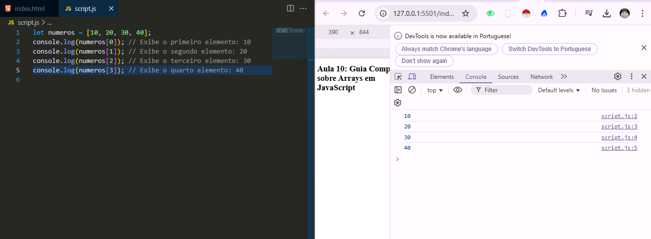 Aula 10: Guia Completo sobre Arrays em JavaScript - Guilherme Machado DEV