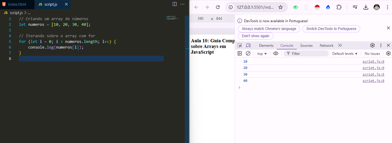 Aula 10: Guia Completo sobre Arrays em JavaScript - Guilherme Machado DEV