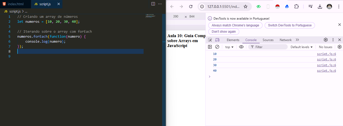 Aula 10: Guia Completo sobre Arrays em JavaScript - Guilherme Machado DEV
